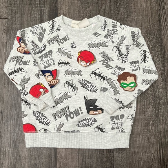Zara | Shirts & Tops | Zara Dc Superhero Sweater | Poshmark